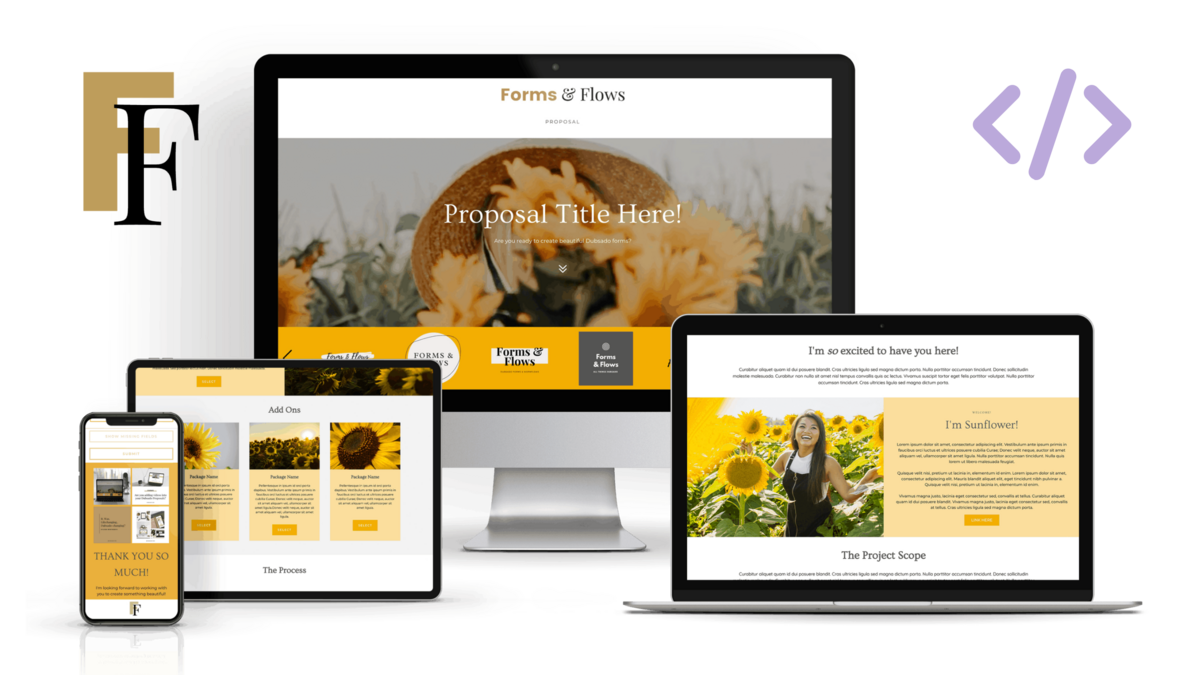 Sunflower CSS Form Template | Bright, Cheerful & Engaging Design