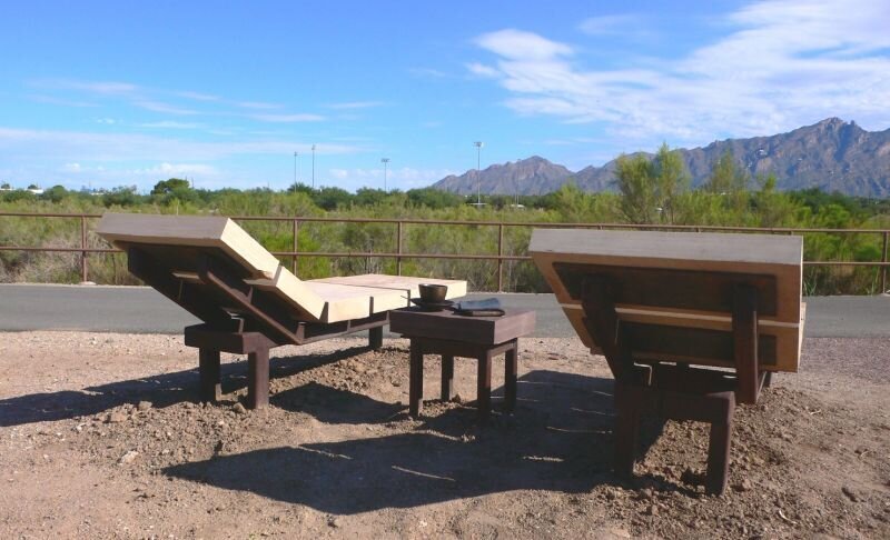 Rillito River Seating | Rebecca L. Thompson