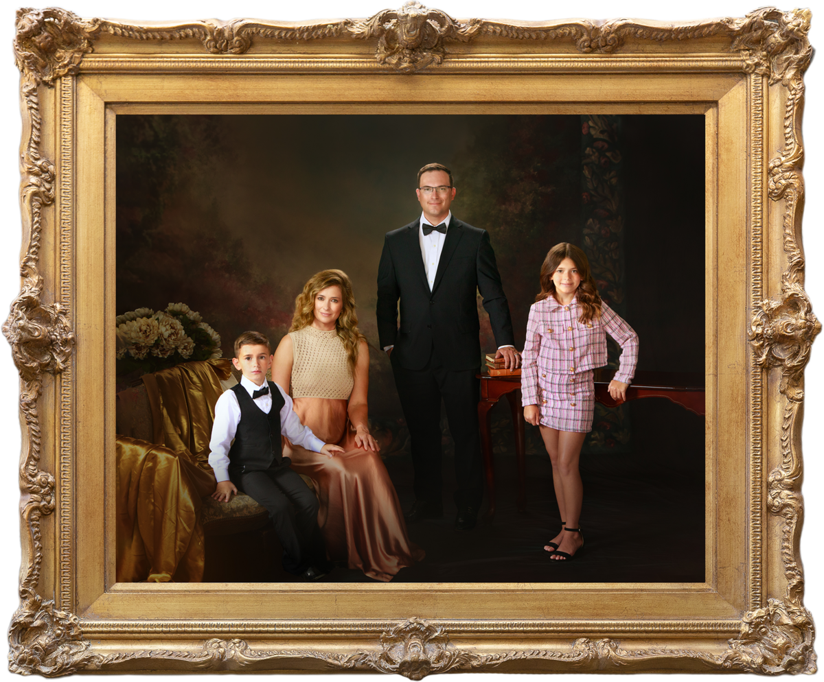 Azure Sky Backdrop | Fine Art Portrait Artist | Anna Kraft