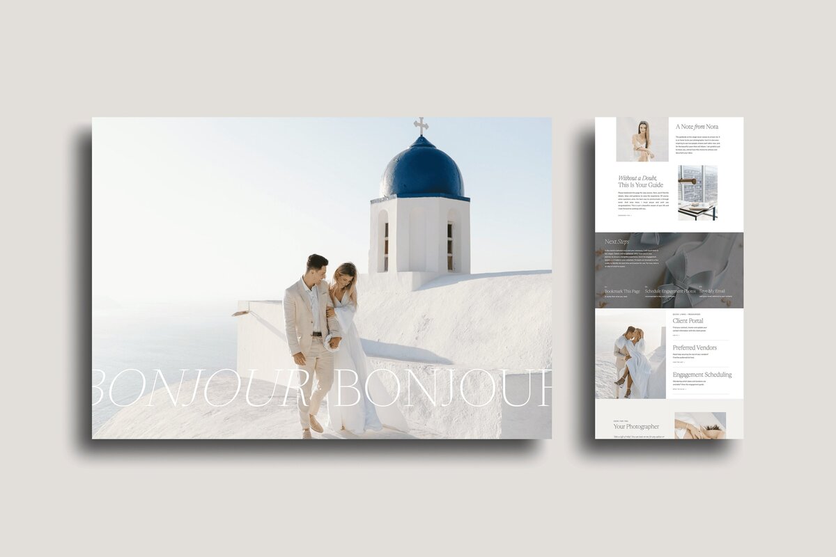Wedding Photography Welcome Guide Template - Salted Pages