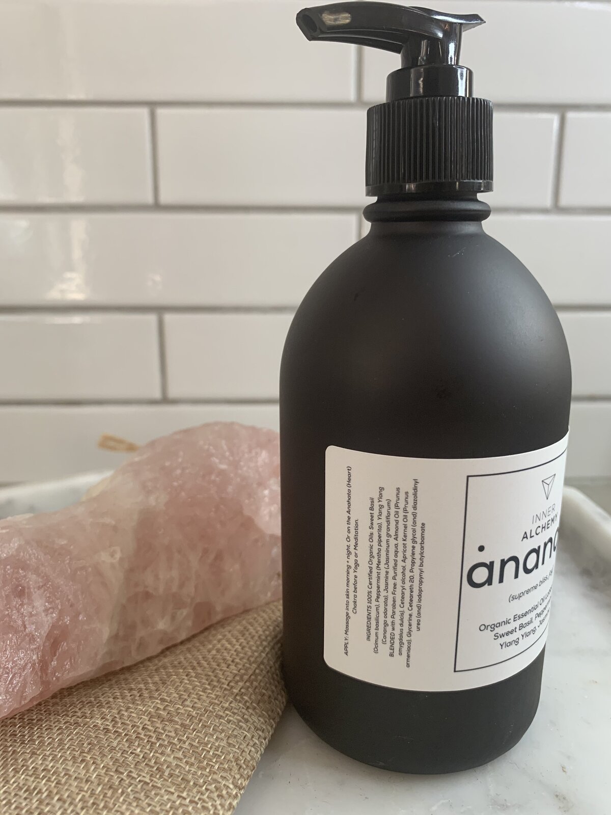 Ananda lotion for Heart chakra