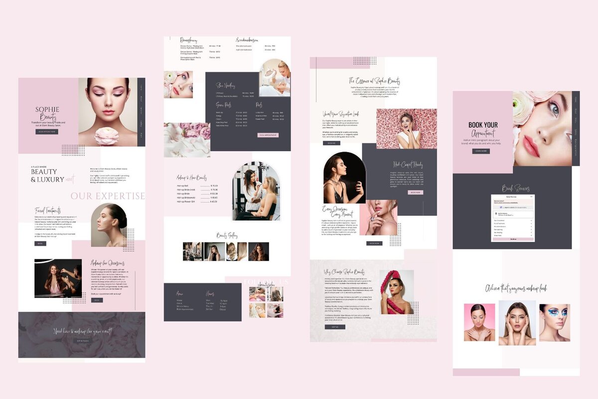 Elegant & Sophisticated Website Templates that Elevate Your Personal Brand