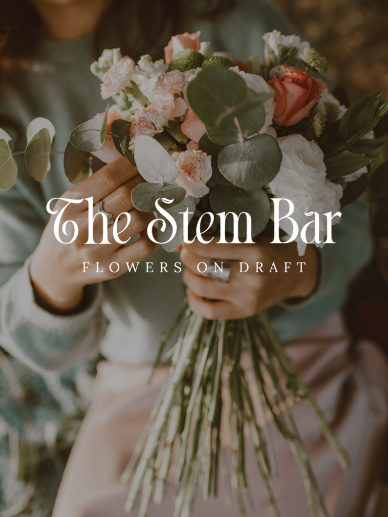 The Stem Bar Flower Shop Brand Identity and Website Design