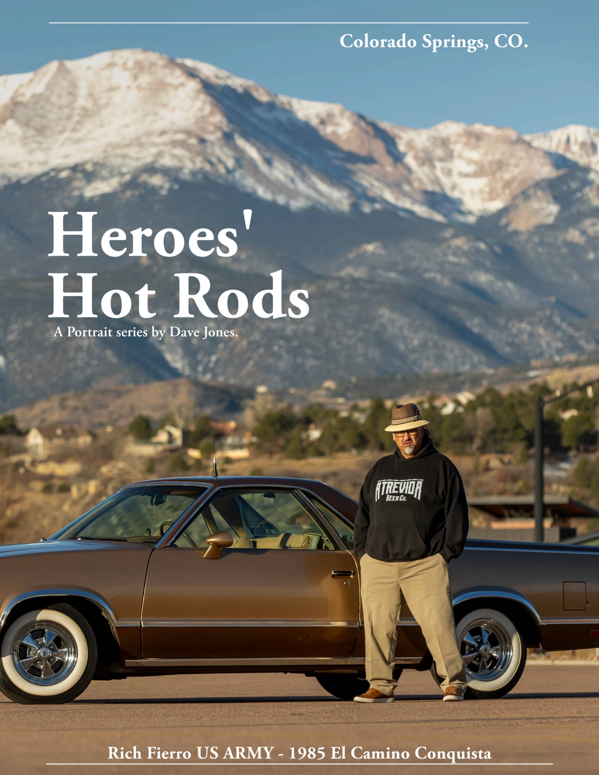 Heroes' Hot Rods portrait series Veterans Colorado Springs.
