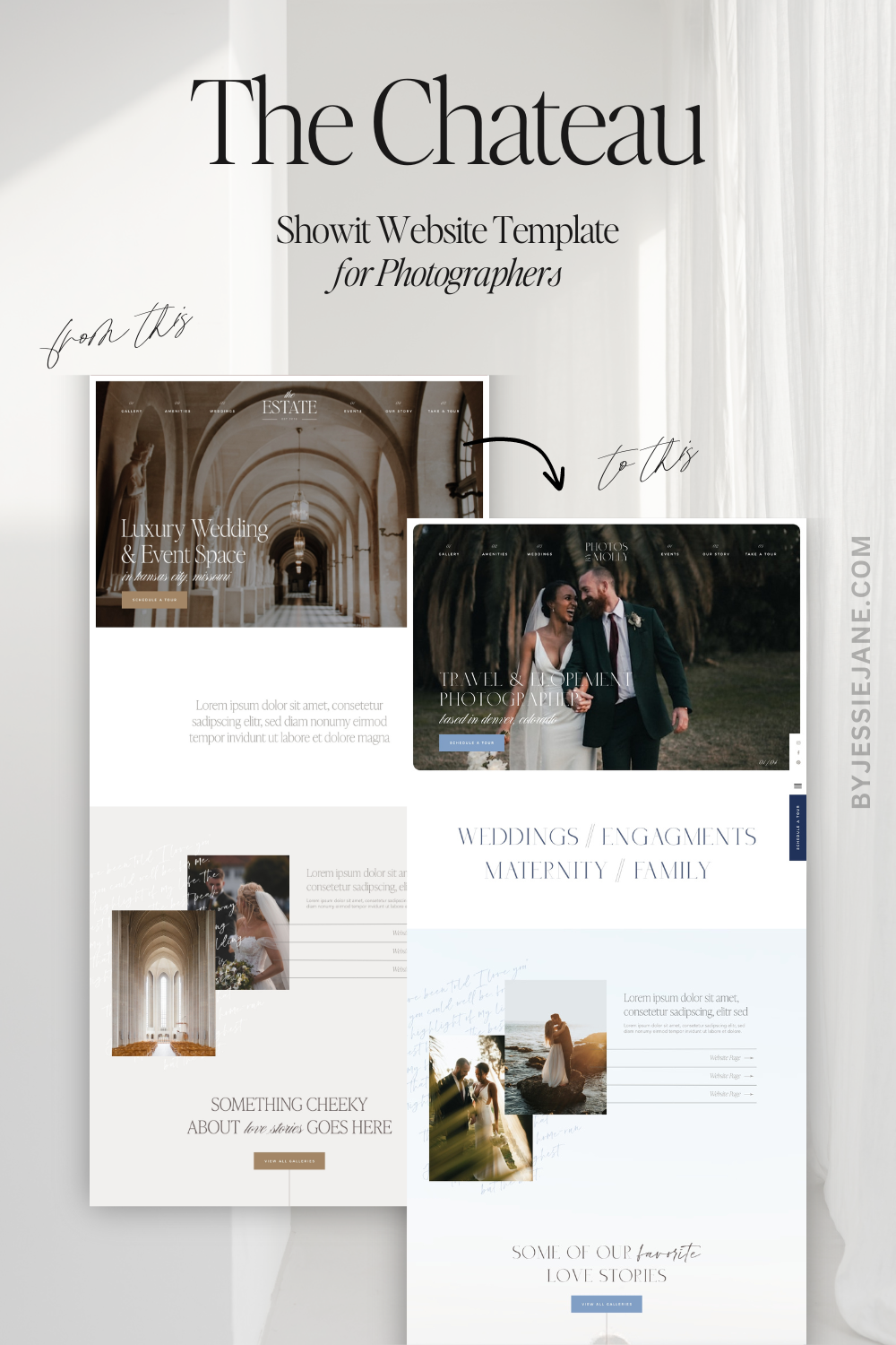 Showit Website Templates for Service Providers | By Jessie Jane