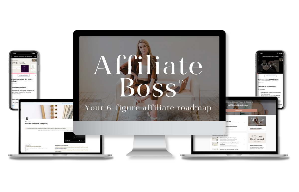 Affiliate Boss with Joy Michelle | Top Affiliate Marketing Course | Learn to Make Money With ...