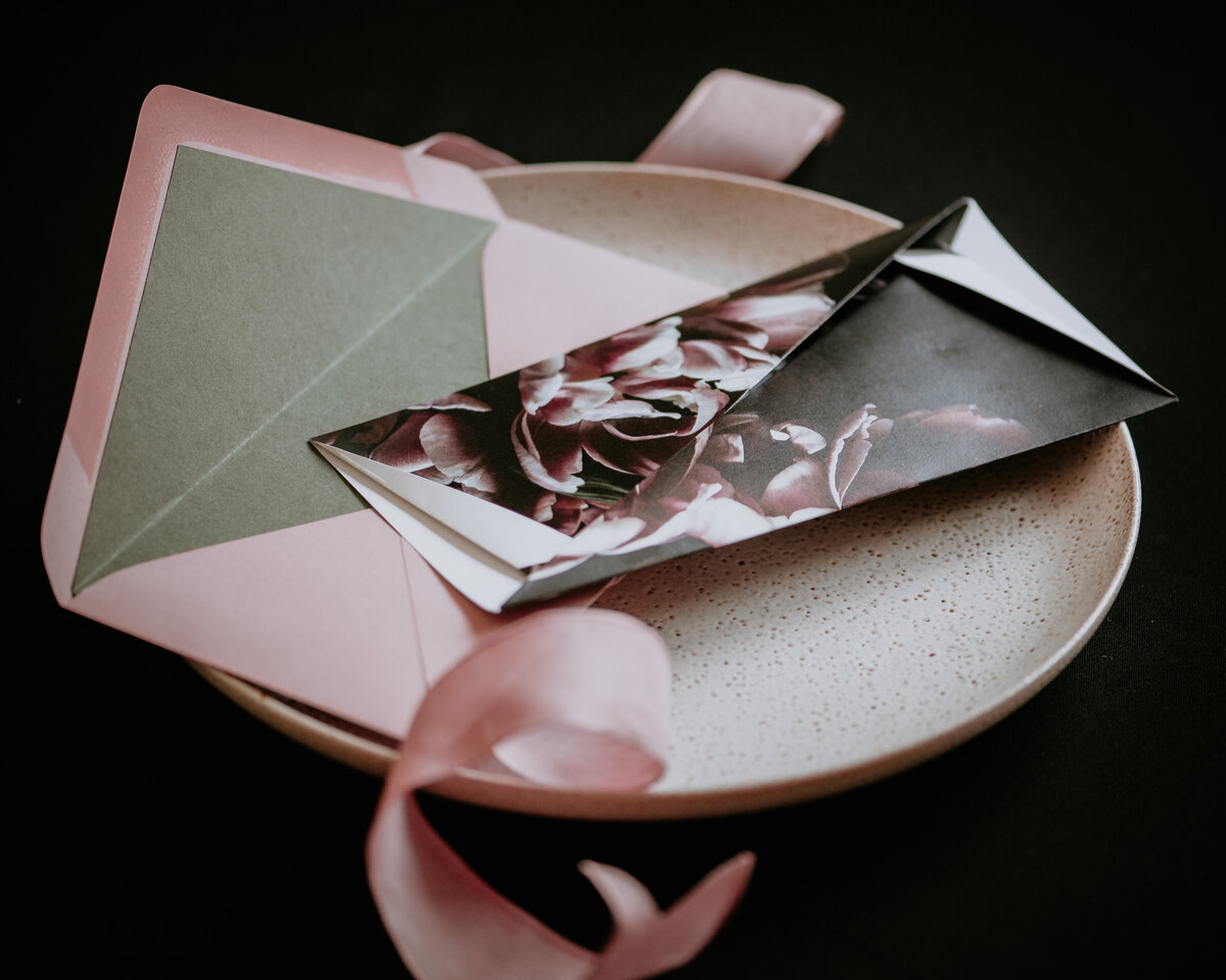 Origami Wedding Invitations | A Tactile Perception Australia