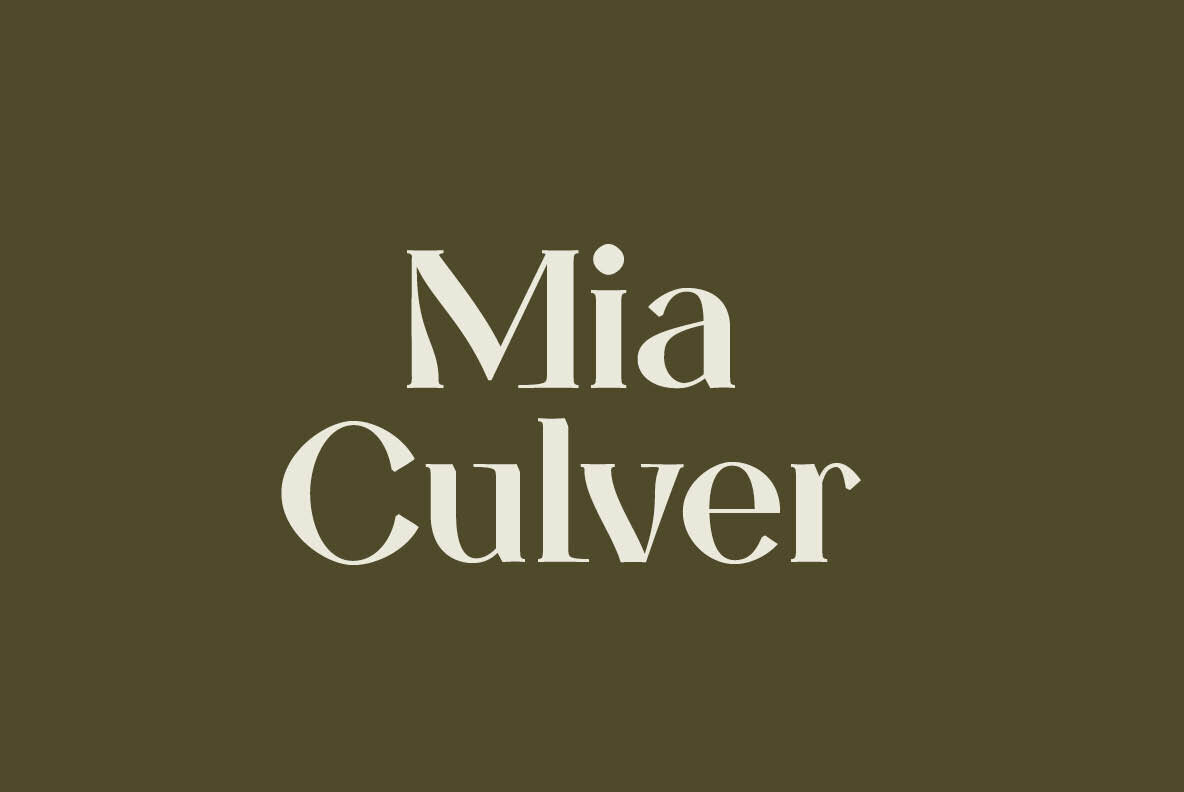 Mia Culver – Cool Display Serif Font by Local Desk Design