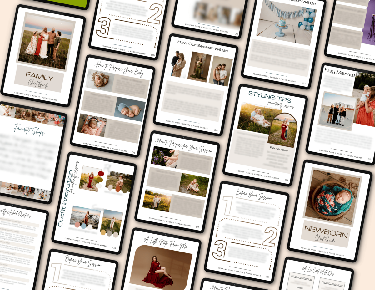 Tara Fay Photography - Shop Our Canva Client Guide Template, Clothing ...