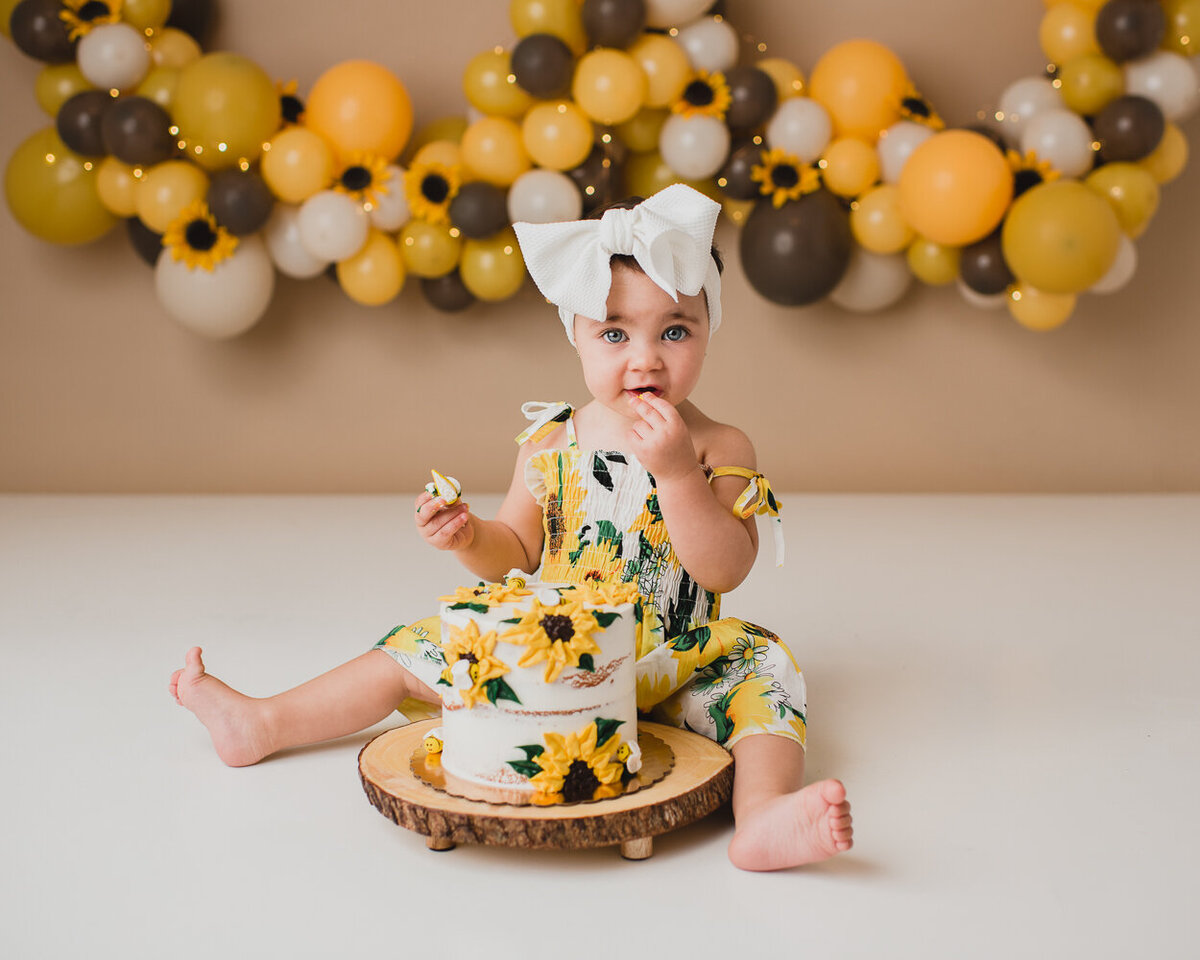 DFW Cake Smash Photographer | E Newton Photography