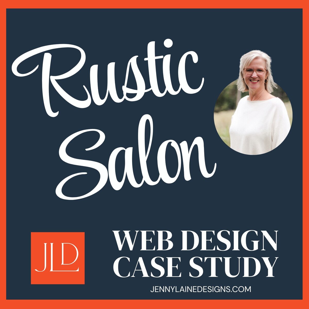 Rustic Salon Web Design Case Study | Jenny Laine Designs