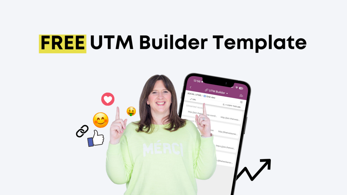 The Social Media Managers UTM Builder