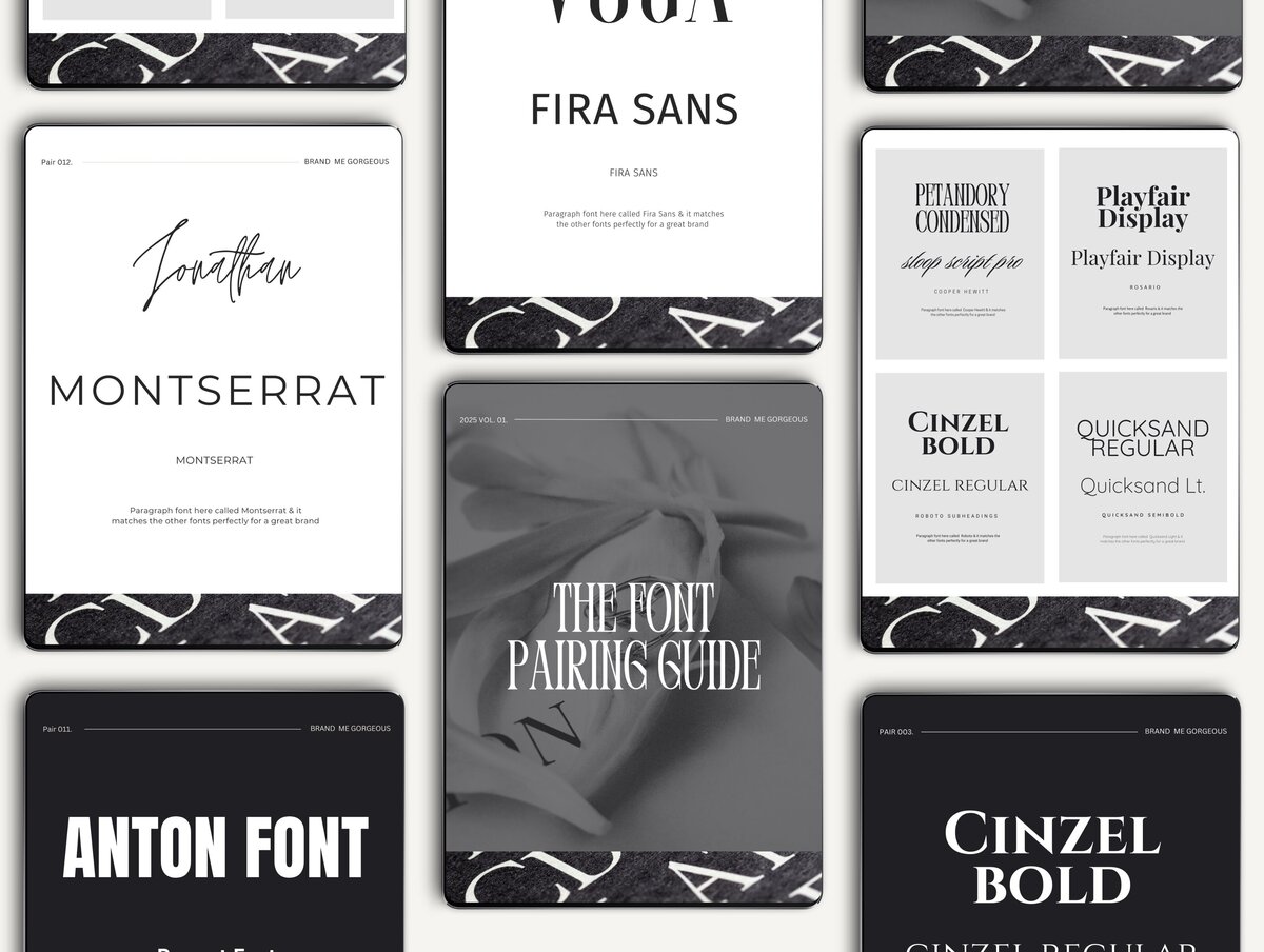 Font Pairing Guide | Brand Me Gorgeous