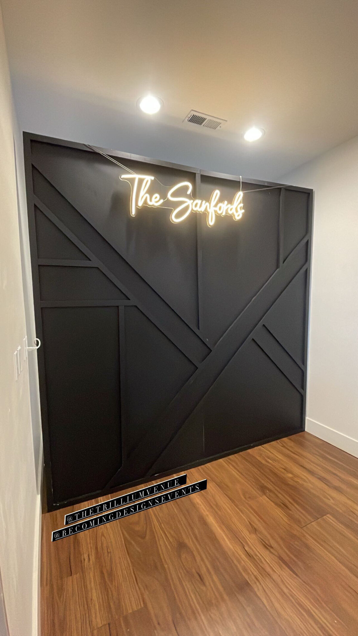 Marsh Made Designs | Modern Geo Wall