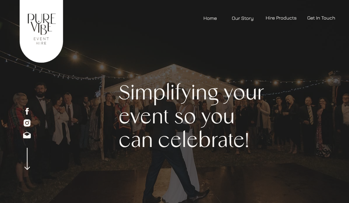 Pure Vibe Event Hire | Get in Touch