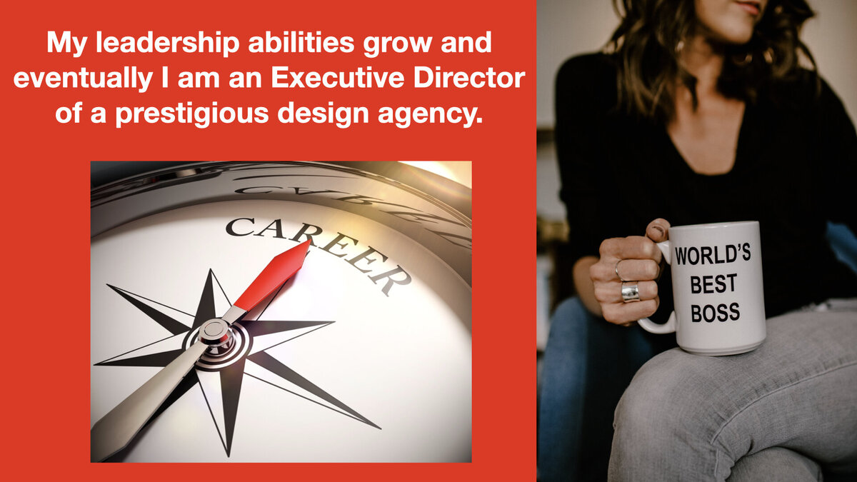 Digital Vision Board Example of Art Director