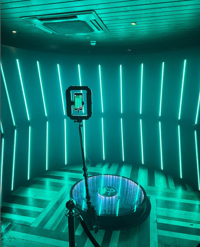 corporate photo booths, 360 video booth, print booth!