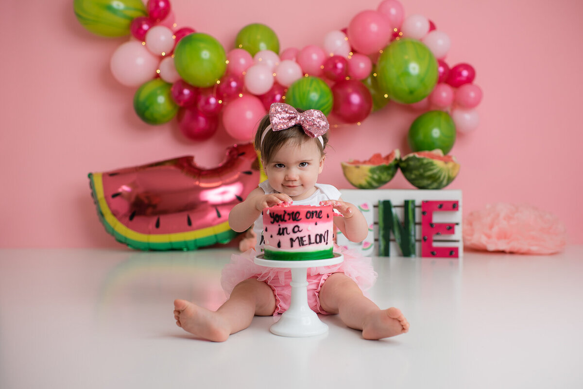 DFW Cake Smash Photographer | E Newton Photography