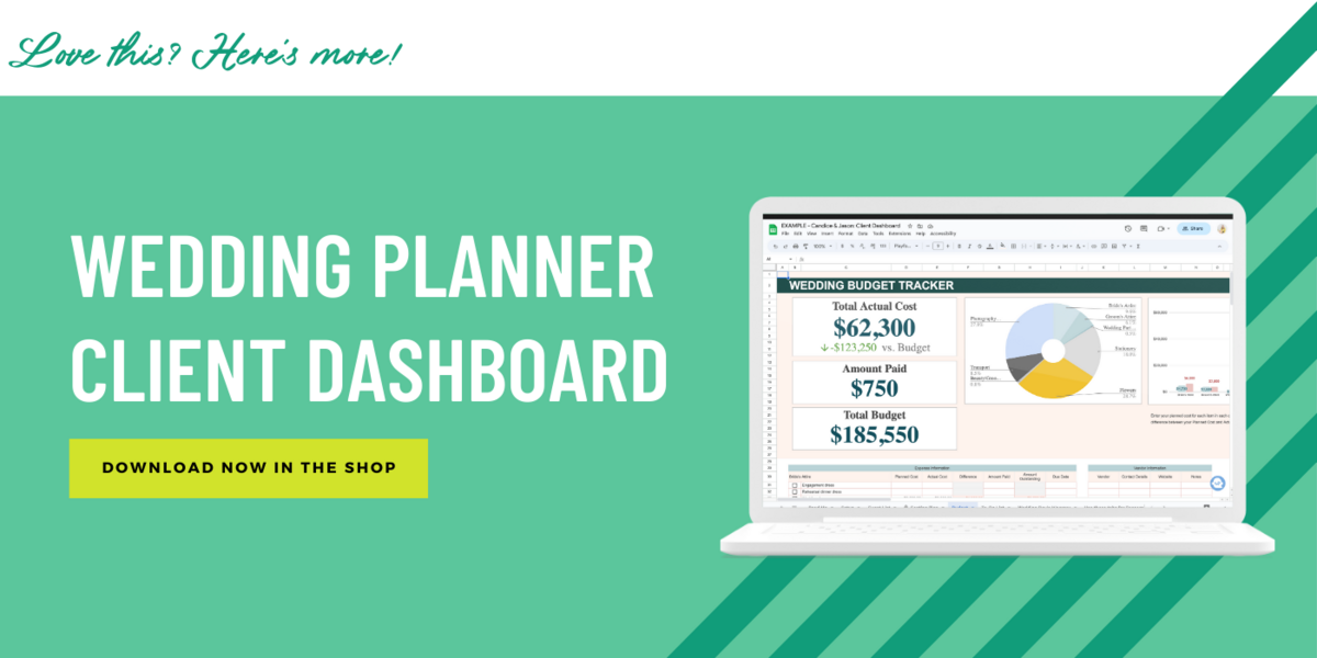 Wedding Planner Budget, Guest List, and Seating Chart Template