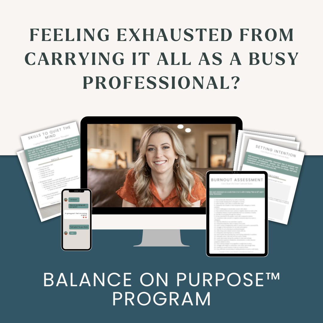 Stress and Burnout Coach for Busy Professionals | Lynsey Retzlaff