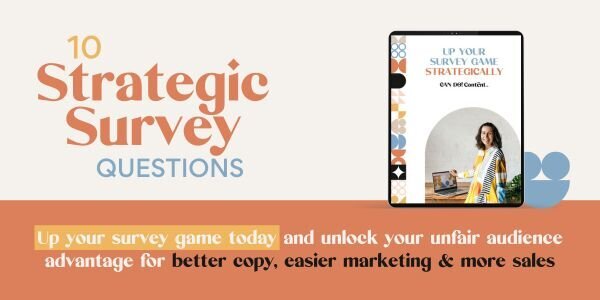 10 FREE Strategic Survey Questions | Nadine Nethery