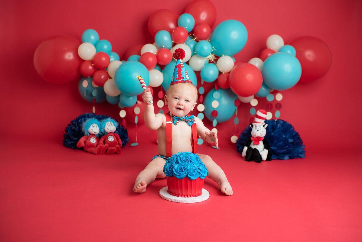 DFW Cake Smash Photographer | E Newton Photography