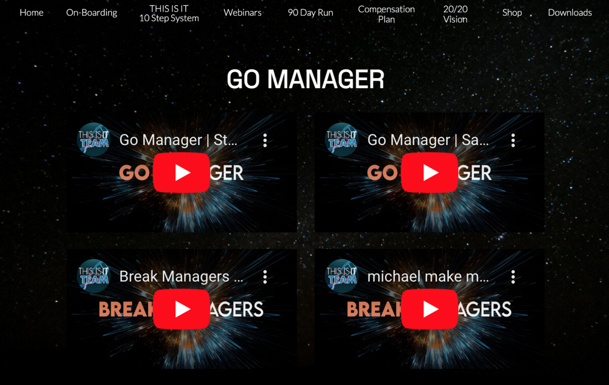 THIS IS IT Team Onboarding | Go Manager