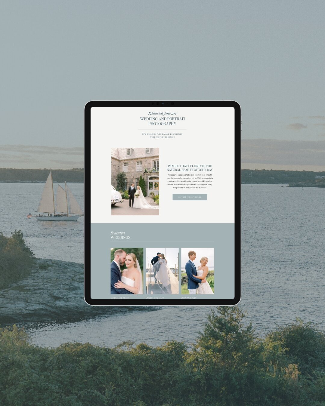 Custom Website | Ruth Eileen Photography | Alex Collier Design