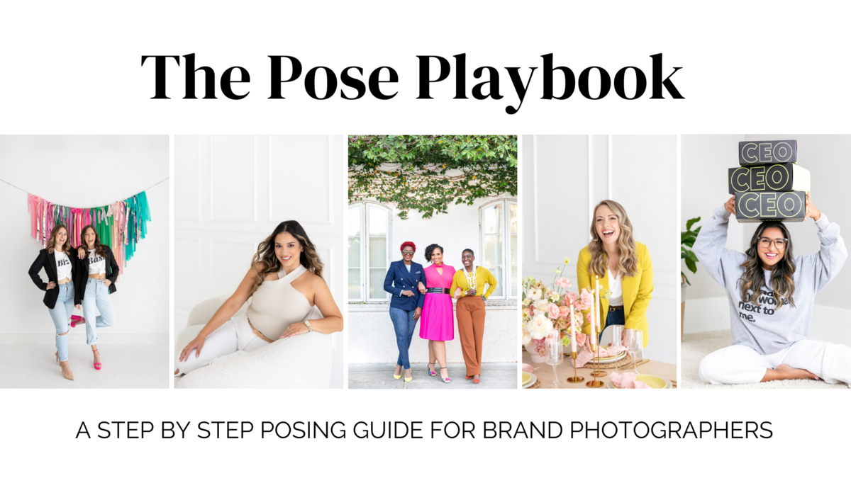The Pose Playbook step by step pose guide for photographers