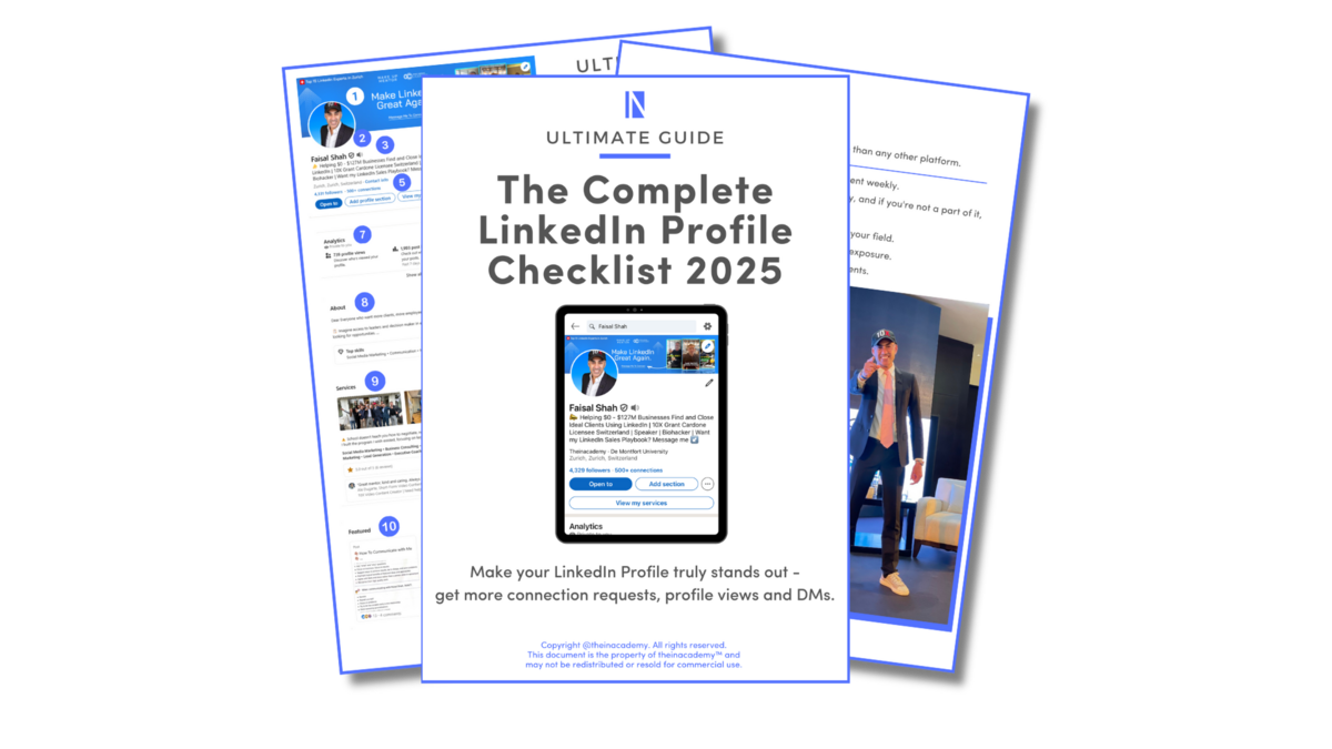 The Ultimate LinkedIn Profile Checklist 2024 | Salina Yeung