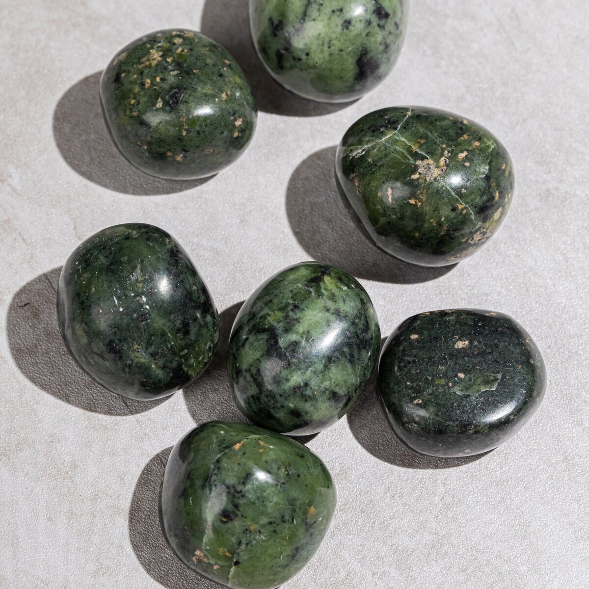 Shop Crystals For Your Home | Jade Tumbled Stone