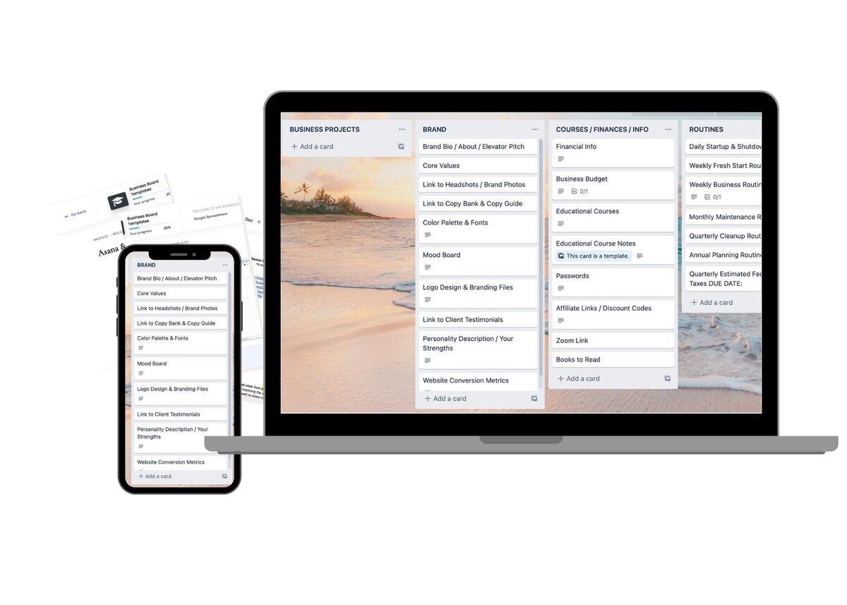Business Board Templates for Photographers and Creatives