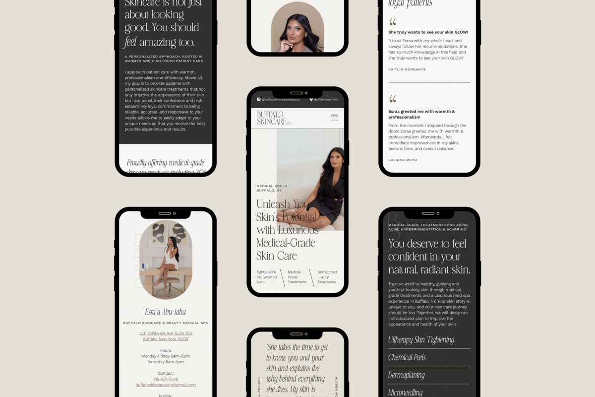 Buffalo Skincare & Beauty | Custom Brand & Website Design