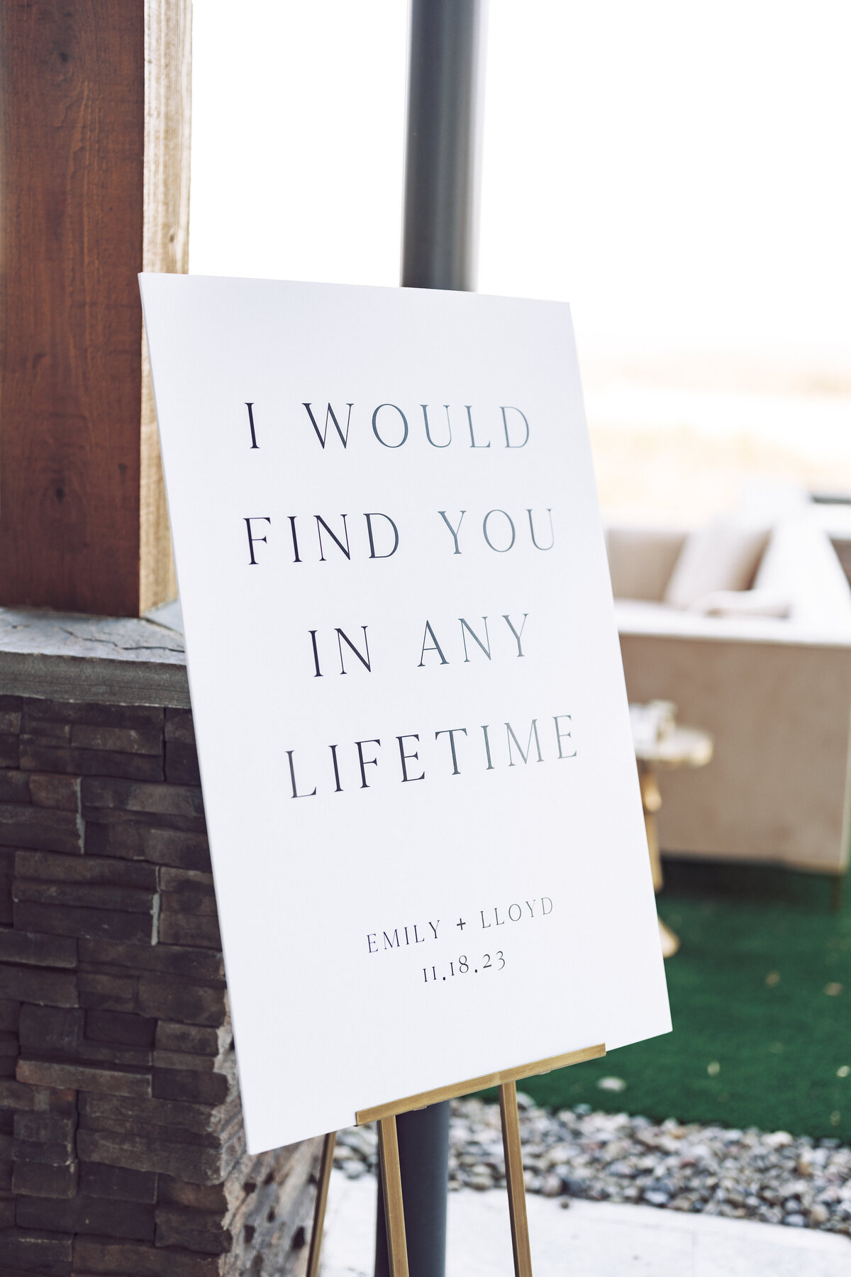 Rental Signs | Bespoke Wedding Decor Rentals | Charlotte NC