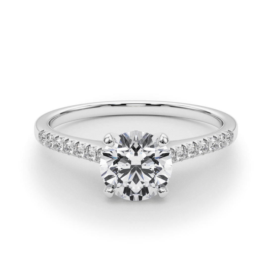 Pave Engagement Rings Dallas | Dallas Diamond Factory