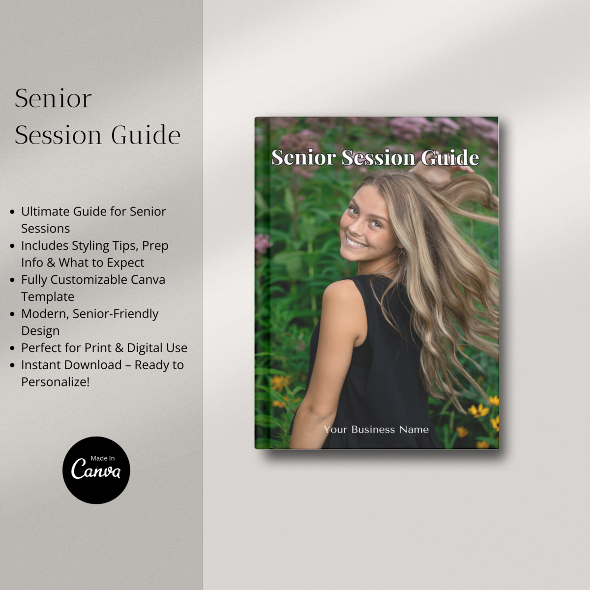 Senior Session Guide Template | Canva Design