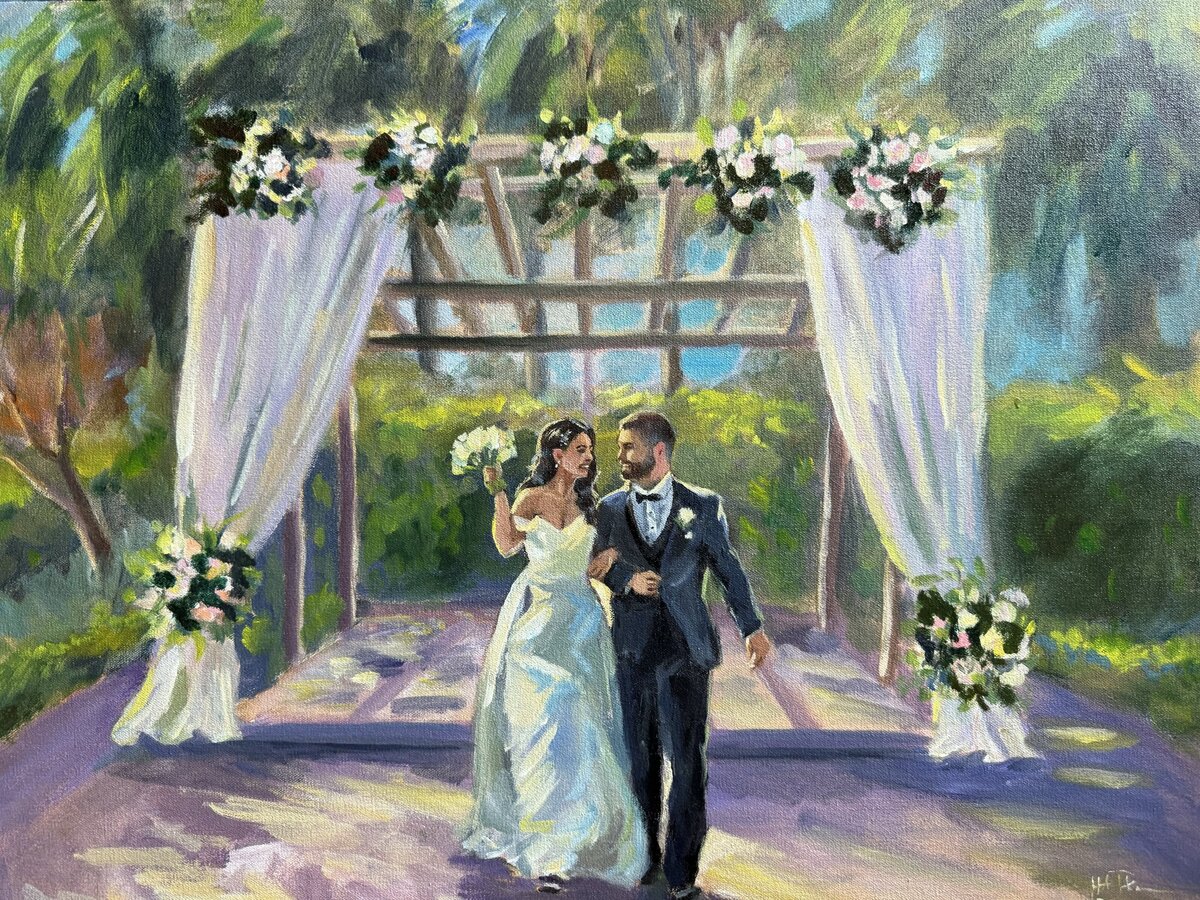 Florida Live Wedding painter