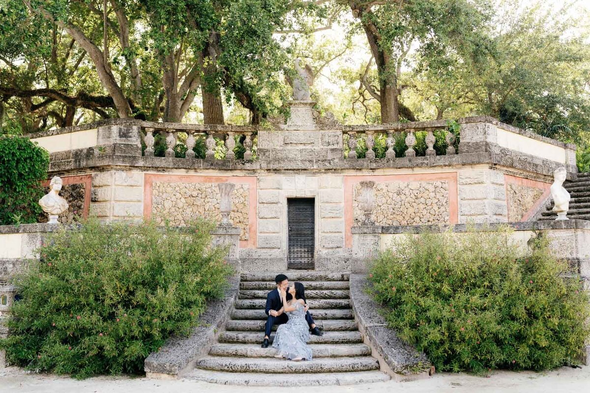 Vizcaya Engagement Session by Miami Wedding Photographers