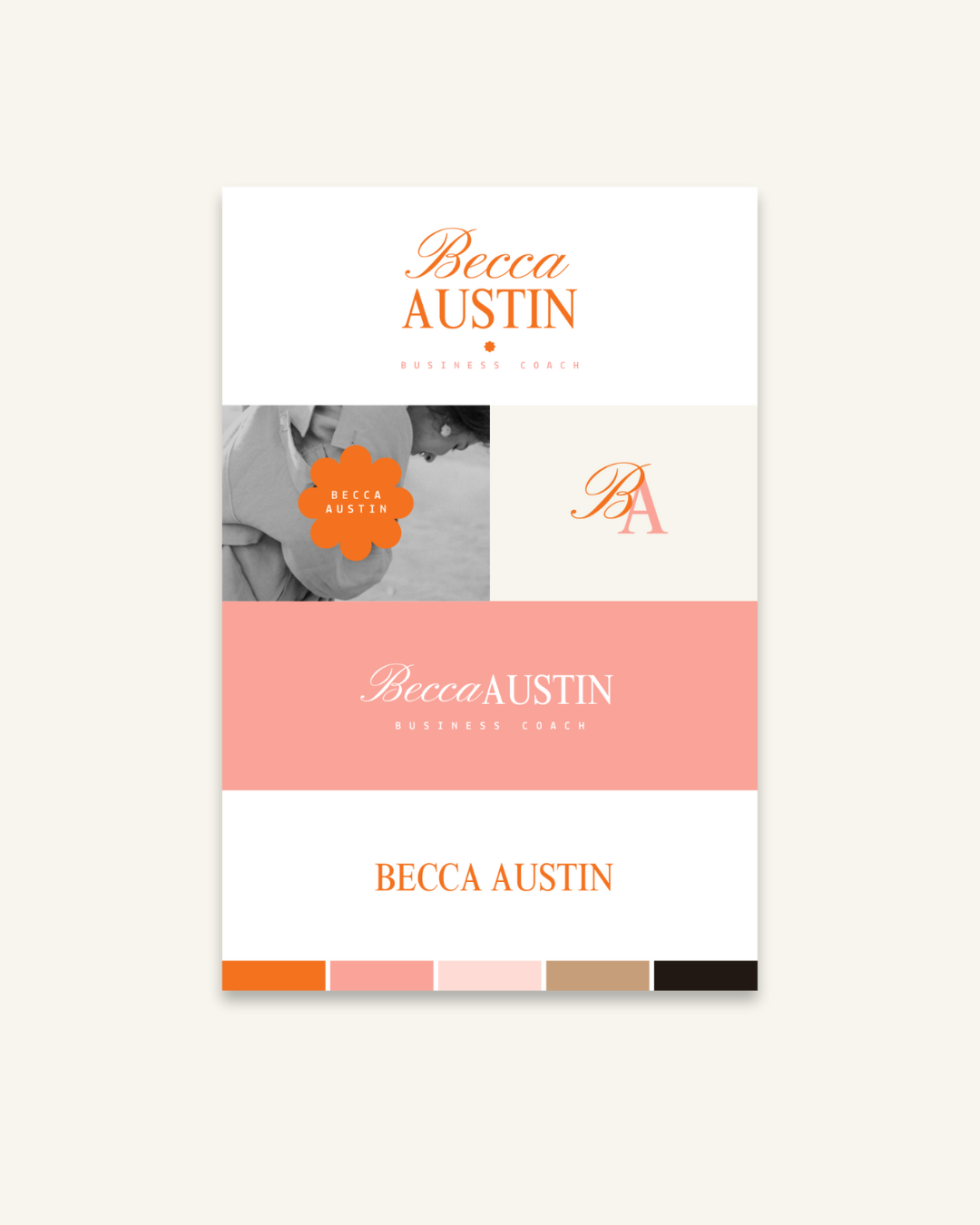 Canva Brand Kit + Logo Template | Becca