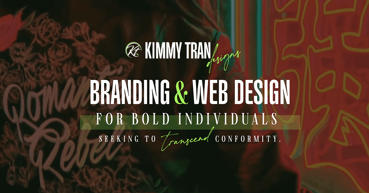 Kimmy Tran Designs | Edgy Branding & Showit Web Design