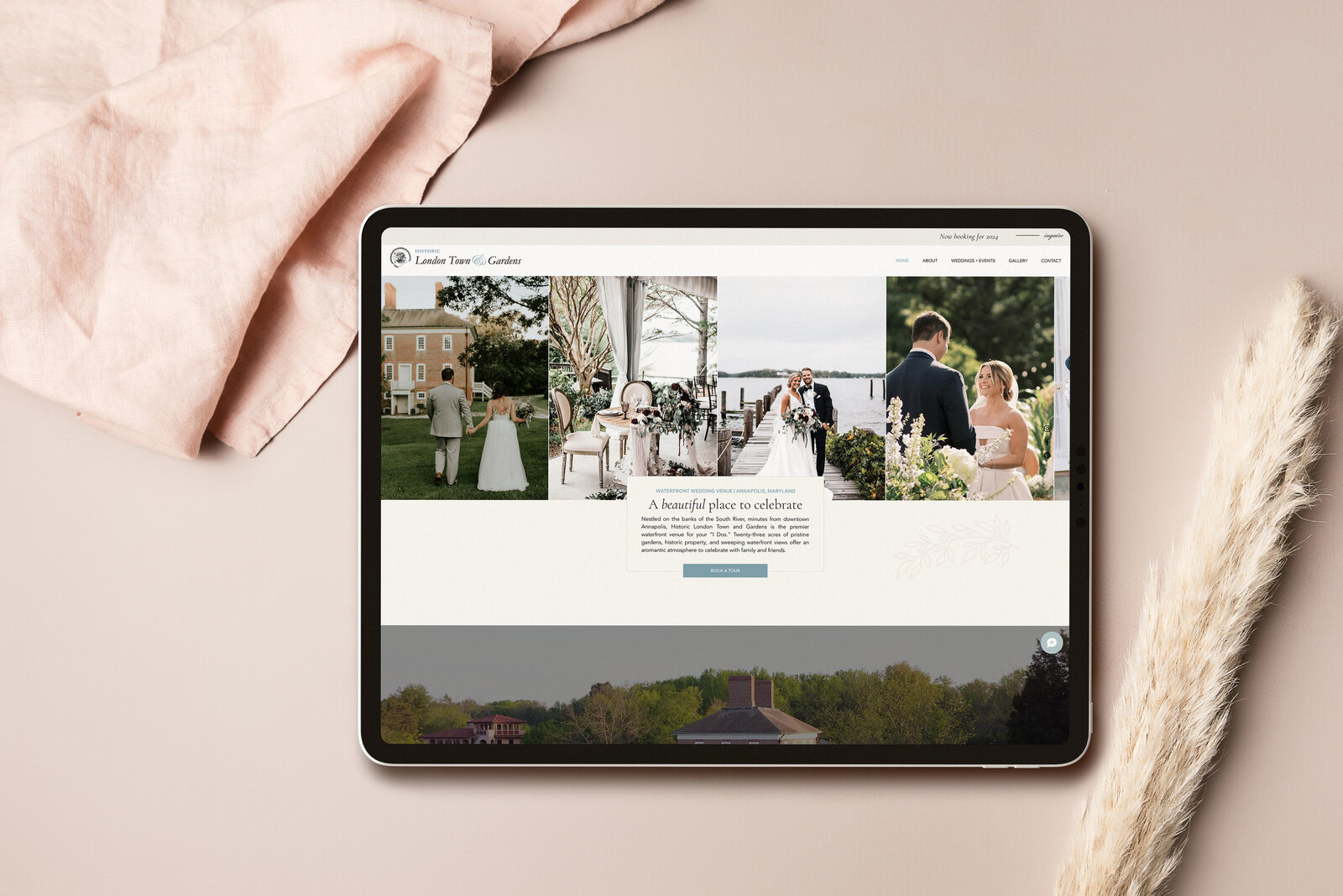 Website + Branding Design for Wedding Pros