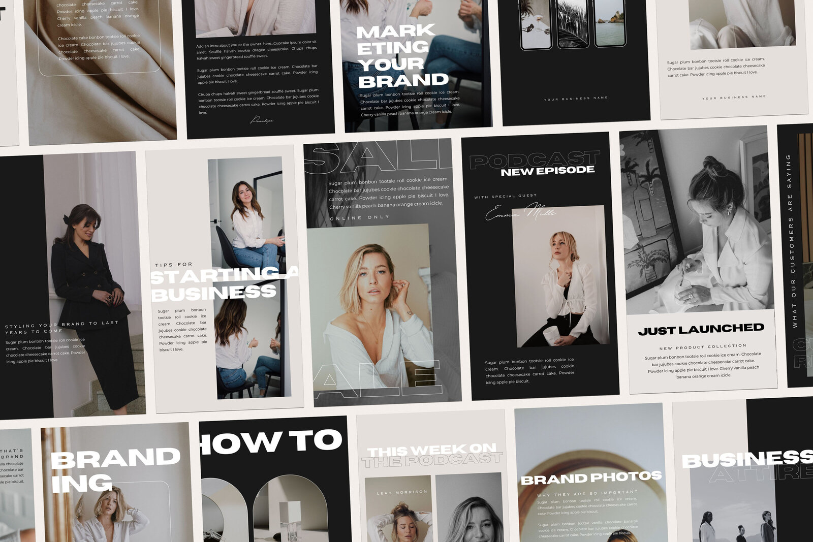 Business Instagram Templates Vol.6 | Blush Created