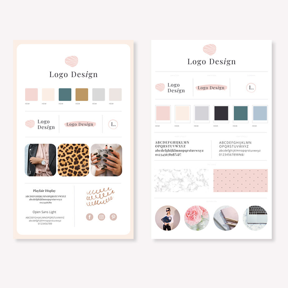 Create Your Brand Identity With Canva Brand Board Templates