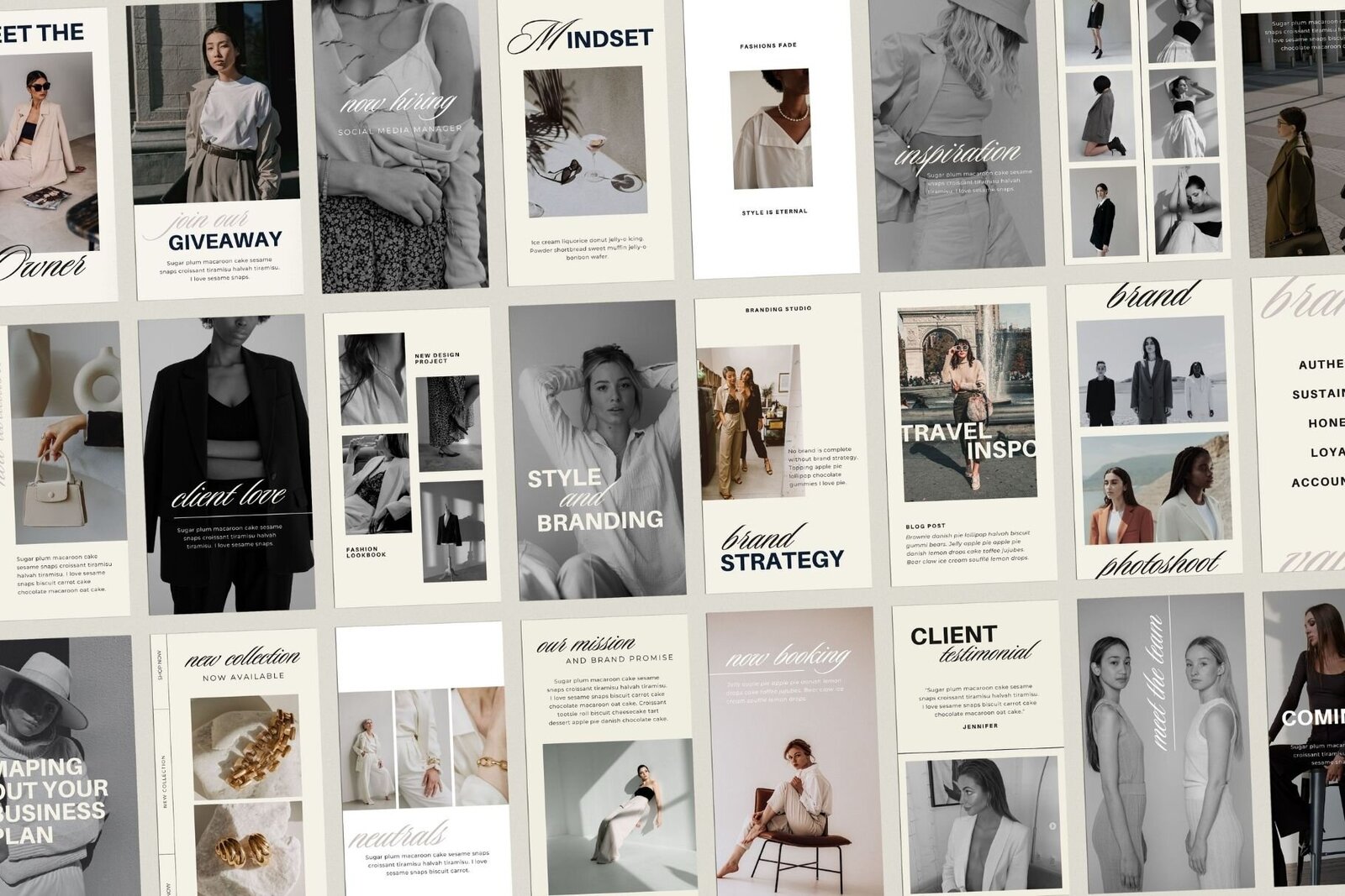 Business & Blogger Instagram Templates | Blush Created