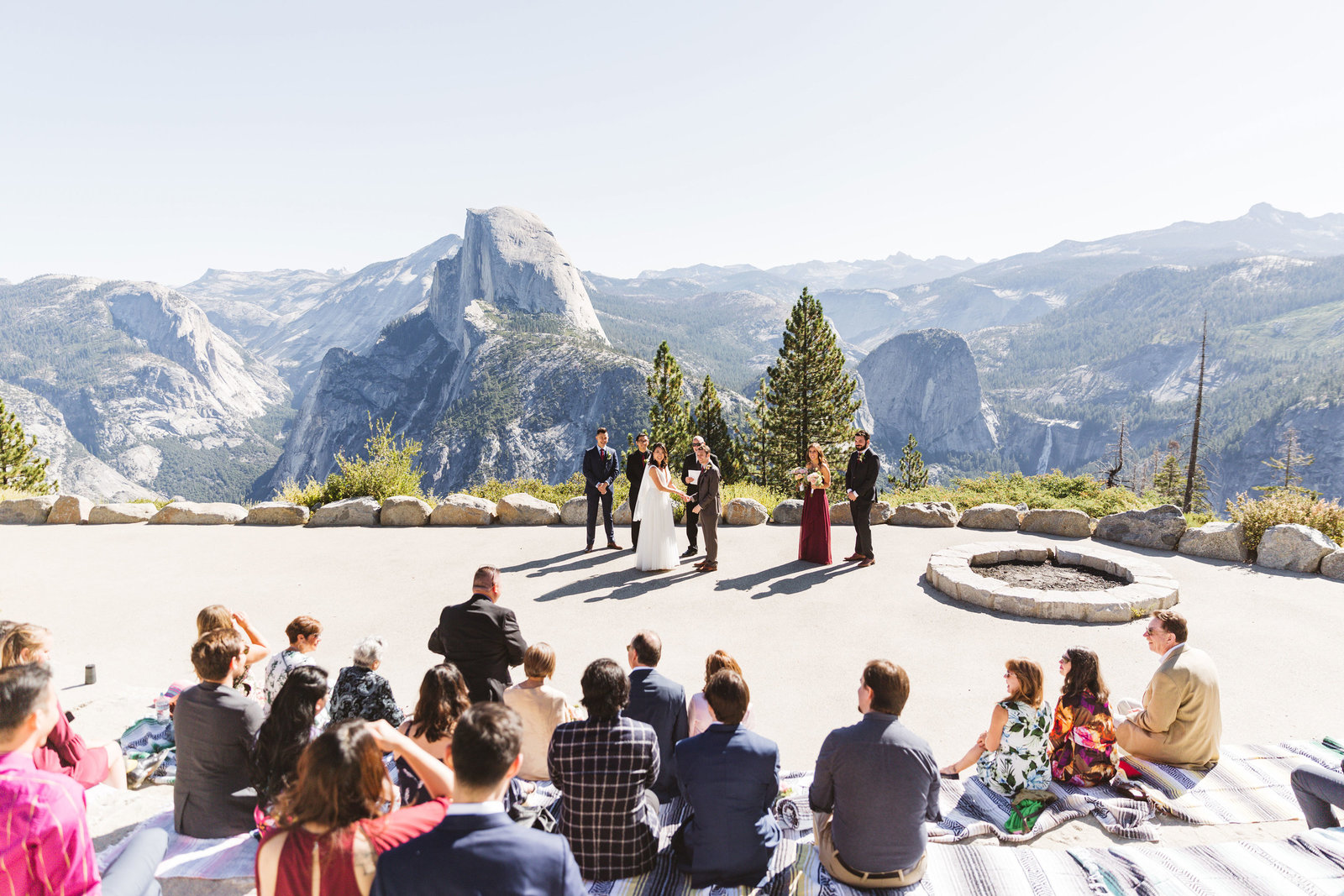 Glacier Point Amphitheater Wedding