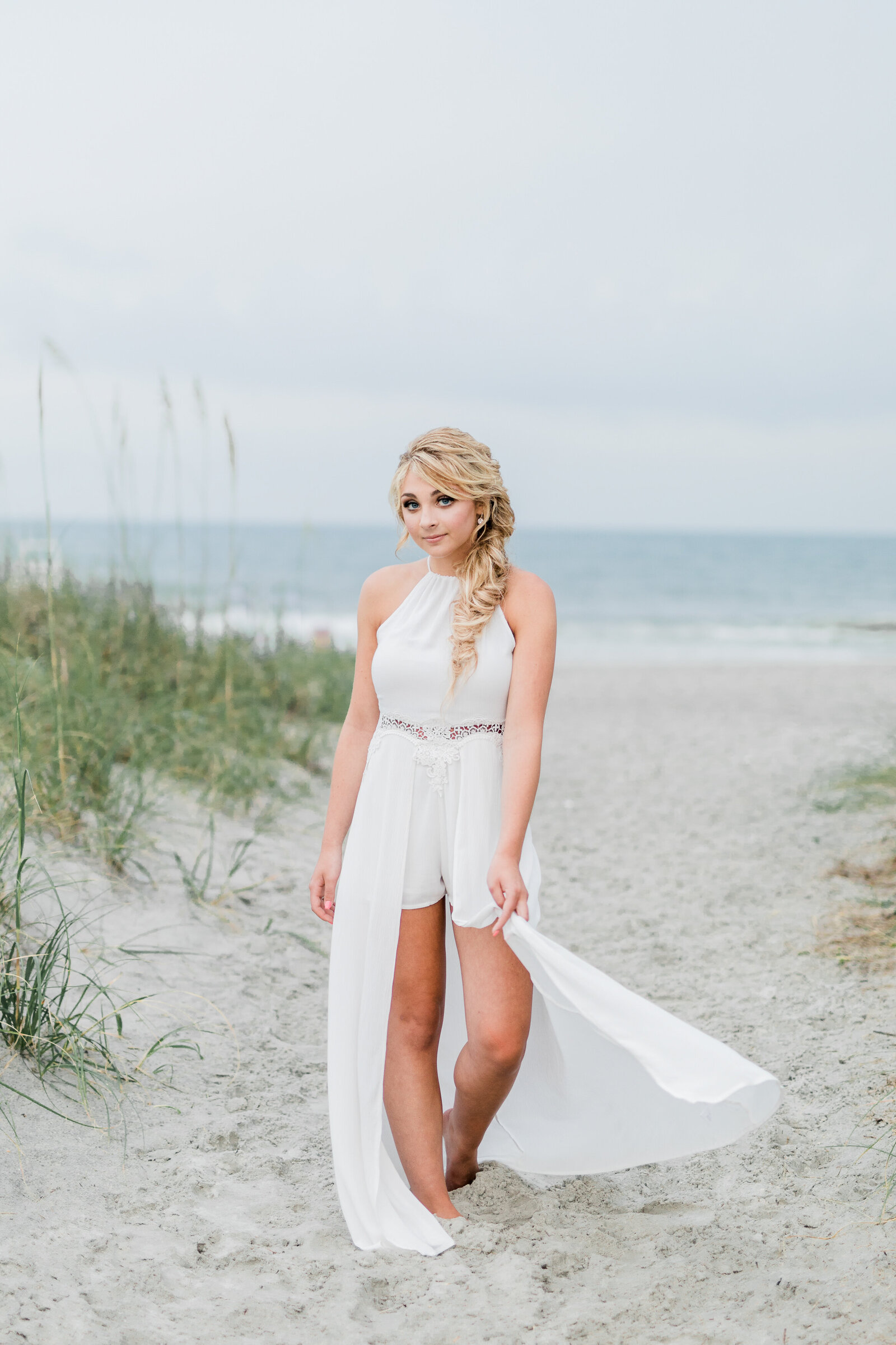 High School Senior Portrait Beach McKenna // Del Oro High School