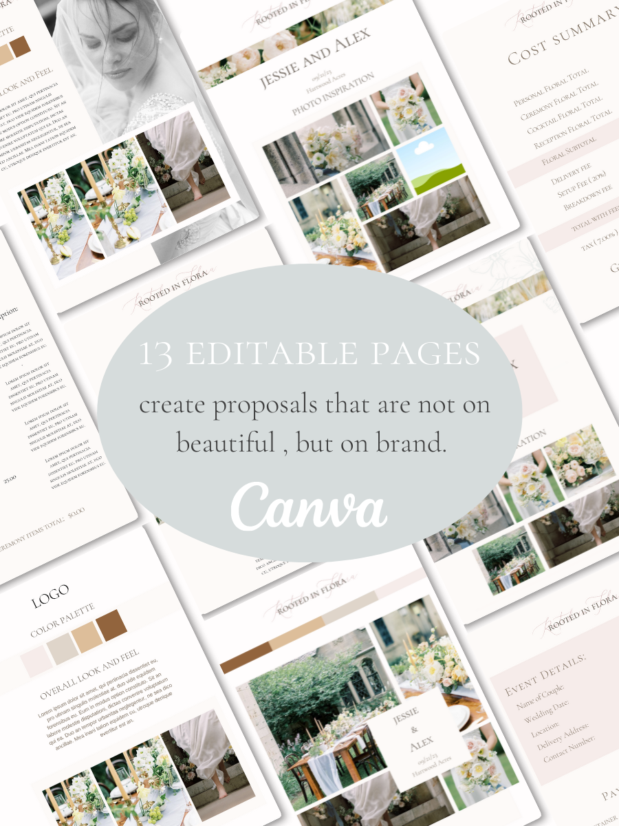 Wedding Flower Proposal Template | Best Flower Site