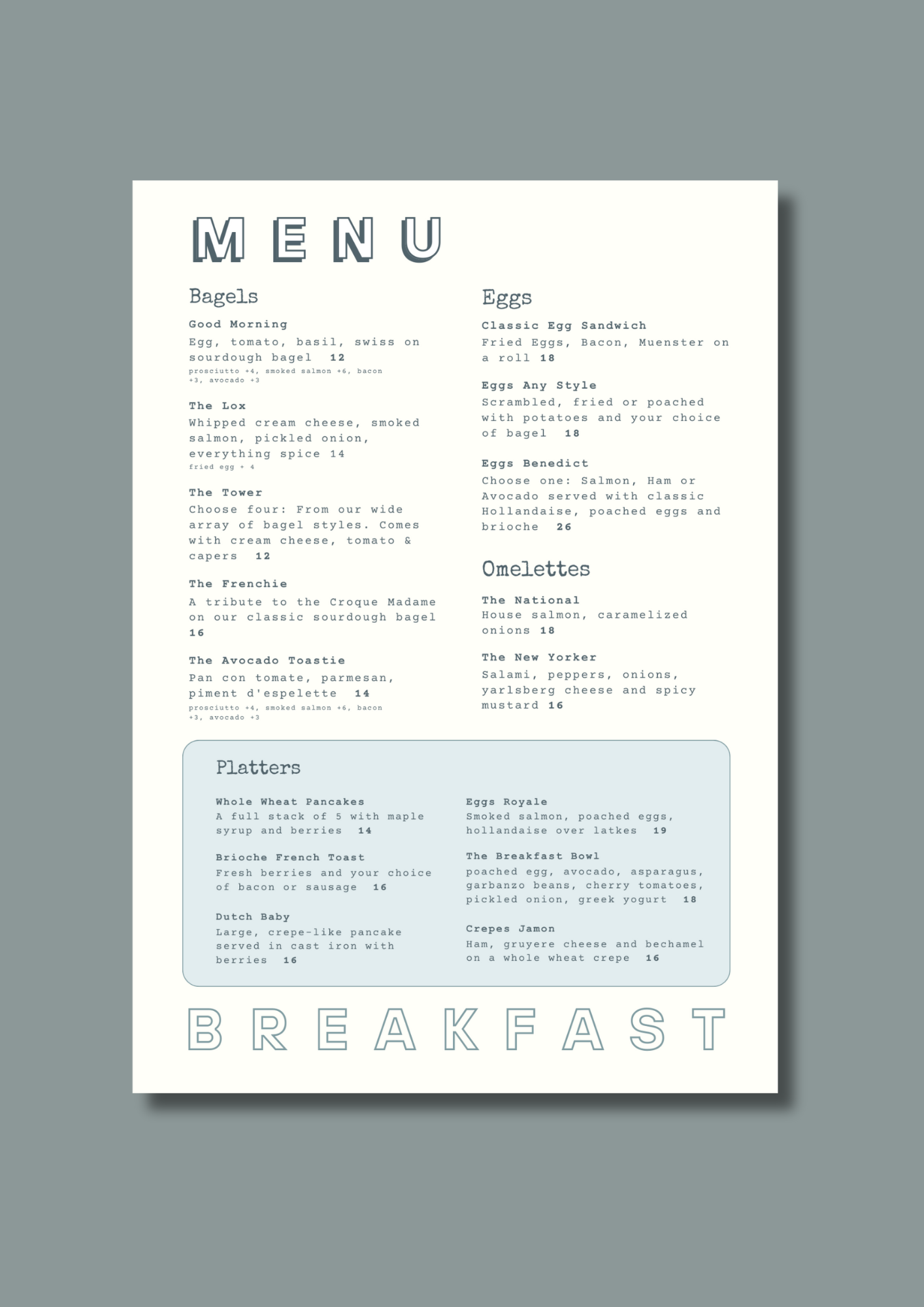 Restaurant Menu Templates | Grazie Mille Canva Menus