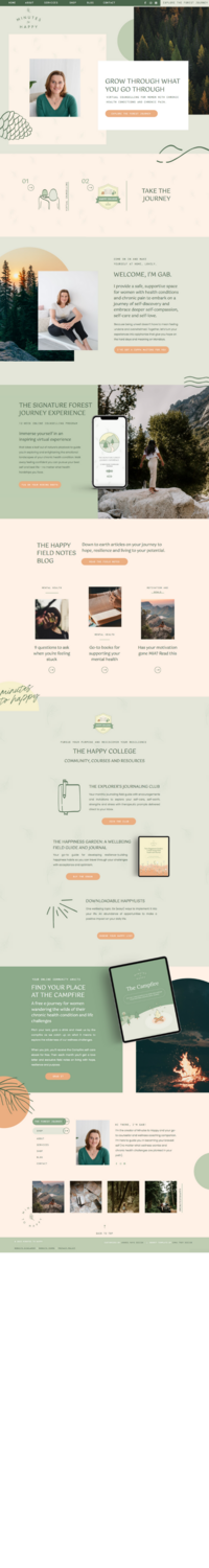 SHOP - Showit Template for wellness businesses - Emma Troy Design