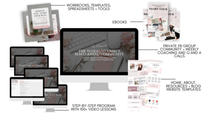 Professional Blog Business Coaching, Blog Web Design Service